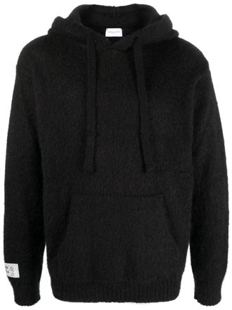 Family Fir$t Milano hoodie en maille à patch logo - Noir