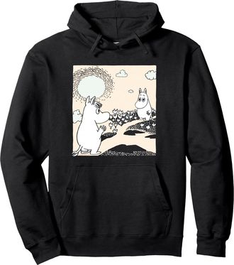 Moomin troll & Snorkmaiden winkende Liebe Pullover Hoodie