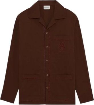 Dr&ocirc;le de Monsieur Homme, Chemises, Brun, Taille: M La Chemise Jour Echelle