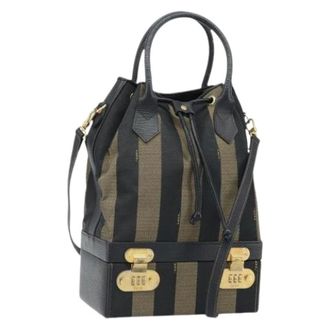 Fendi Sac Seau en Toile Pequin Pre-owned - Femme - Pre-owned - Multicolore - Taille: ONE Size