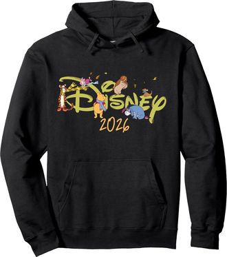 Disney Winnie the Pooh & Friends Script Logo 2026 Trip Pullover Hoodie