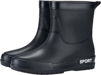 Generic Bottes en Caoutchouc pour Homme - Imperm&eacute;ables &agrave; leau - Courtes - Bottes de Pluie pour Hommes - Antid&eacute;rapantes - Bottines pour Hommes - Chaussures de 