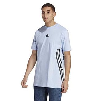 adidas T-Shirt à Manches Courtes pour Homme M FI 3S T, Blue Dawn IC8249, XL