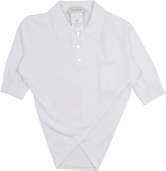 Max Mara Femme, Tops, Blanc, Taille: 40 FR Shaker Polo