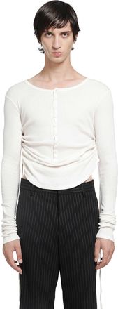 Ann Demeulemeester Hamar Wrinkled Serafino Top