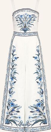 Farm Rio Farm Rio Jumpsuit Flowers Arch Aus Leinen weiss