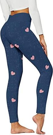 Generic Legging gainant pour la Saint-Valentin, pour femme, pour la course &agrave; pied, le contr&ocirc;le de la course &agrave; pied, le pilates, amincissant, le yoga, le ventr