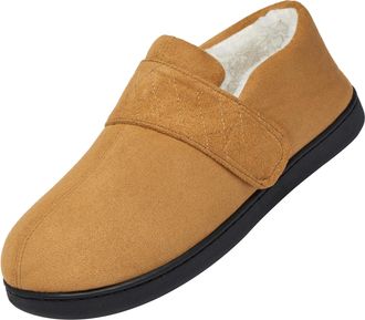 Mishansha MenâEURs Memory Schaum Hausschuhe Winter Wärme Pantoffeln Rutschfeste Weite Leicht Slippers Kuschelig Winterschuh, Plüsch Kaffee 43