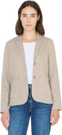 Cecil 2117330 Blazer à Chevrons, Blanc crème, XL Femmes