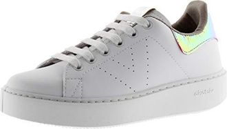 Victoria 1260140-WOMEN Basket Basse Utopia Effet Cuir avec Hologramme DOR&Eacute; &Agrave; LARRI&Egrave;RE Qui SE Prolonge Plateforme Femme Rosa 37