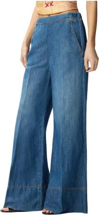 Pinko Pinko, Femme, Jeans, Bleu, Taille: 38 FR Spiaggia Pantalone