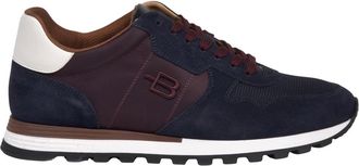 Baldinini Baskets en Daim et Nylon - Homme - Chaussures - Multicolore - Taille: 45 EU