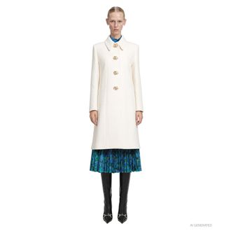Gucci Wool Natt&eacute; Coat