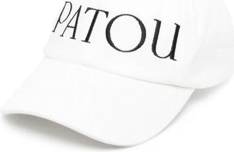 Patou unisex, Accessoires, Blanc, Taille: ONE Size Casquette de baseball avec logo brod&eacute;