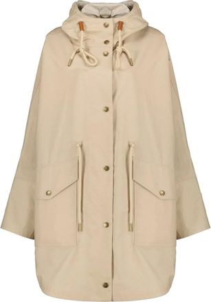 Moncler Femme, Manteaux, Beige, Taille: ONE Size Brunnera Long Parka
