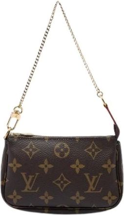 Louis Vuitton Mini Pochette Accessoires Pre-owned - Femme - Pre-owned - Brun - Taille: ONE Size