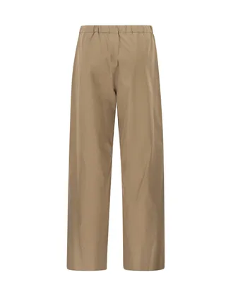 Max Mara Womens Trousers Coulisse Desert Cotton