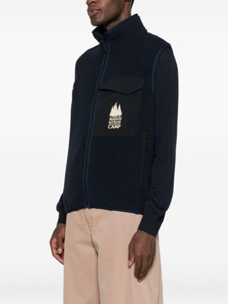Maison Kitsun&eacute; Camp Vest - Navy