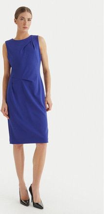 Calvin Klein Coctailkleid LV044F018G Blau Slim Fit
