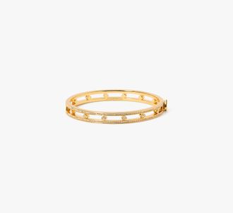 Kate Spade New York Cut To The Chase Pav&eacute;-Armreif Mit Pik-Scharnier