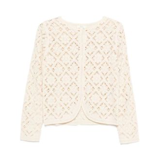Yerse Yerse, Femme, Pulls, Beige, Taille: 42 FR Cardigan