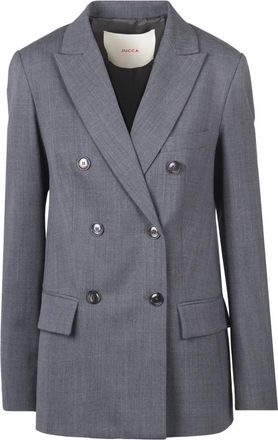 Jucca Femme, Vestes, Gris, Taille: 38 FR Blazers