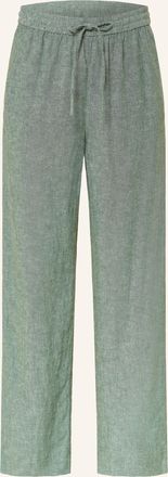 Moss Copenhagen Msch Copenhagen Marlenehose Mschviana Ginia Mit Leinen gruen
