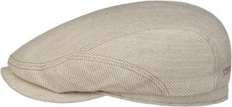 Stetson Casquette Sustainable Heavy Twill Homme - Made in The EU Gavroche avec Visiere, Doublure Printemps-ete Ete - M (56-57 cm) Beige Clair