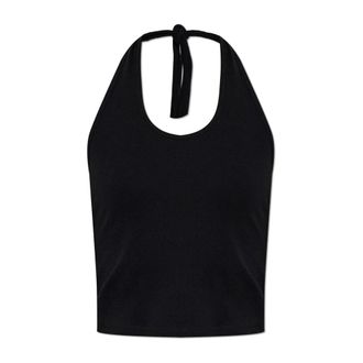 Matteau Halter Tie Tank - - Tops - Damen - Schwarzk - M