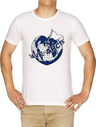 Vendax Save The Arctic - Greenpeace T-Shirt Homme Blanc