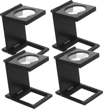 Cabilock 4st&uuml;cke Faltbare Vergr&ouml;&szlig;erungslupe Mit Skala F&uuml;r N&auml;harbeiten Und Bastelprojekte Kompaktes Lupe Tragen F&uuml;r Pr&auml;zise Details