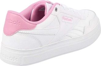 Reebok Court Advance Bold Sneaker f&uuml;r Damen, Leder (Wei&szlig;/Pink)