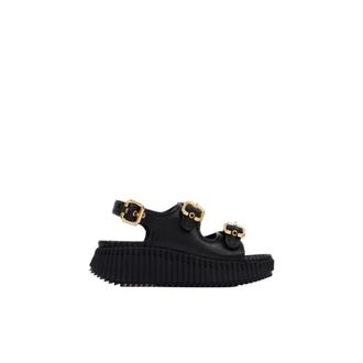 Chlo&eacute; Nama Wedge Sandal - - Shoes - Damen - Schwarzk - 41 EU