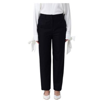 Emporio Armani Pantalon droit - Femme - Pantalons - Noir - Taille: 36 FR