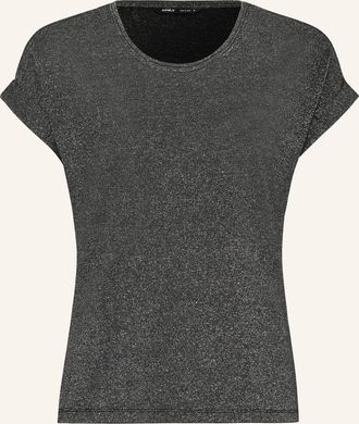 Only T-Shirt Mit Glitzergarn schwarz
