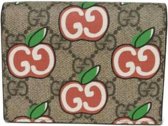Gucci unisex, Pre-owned, Multicolore, Taille: ONE Size Portefeuille en toile Pre-owned