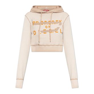 Diesel Femme, Sweatshirts et sweats &agrave; capuche, Rose, Taille: 44 FR F-Slimmy-Hood-S1 Sweat &agrave; capuche