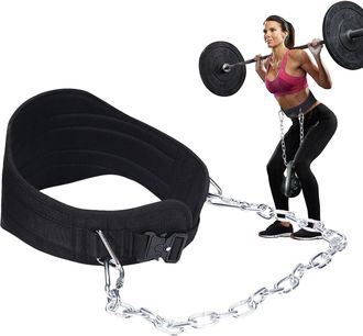 Generic Dipriem F&uuml;r Gewichtheben,Krafttraining Fitnessg&uuml;rtel F&uuml;r - Doppel D Ring F&uuml;r Frauen Und M&auml;nner Training