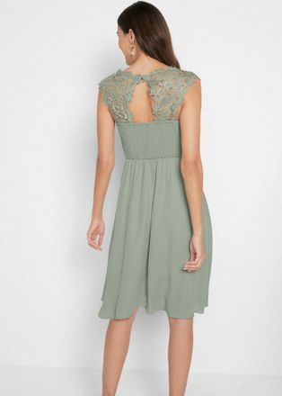 Bonprix Minikleid (1-tlg) f&uuml;r besondere Anl&auml;sse, aus Polyester, taillierte Passform