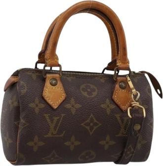 Louis Vuitton Pre-owned Mini Speedy - Femme - Pre-owned - Brun - Taille: ONE Size