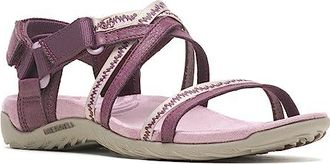 Merrell Femme Treillis Terran 3 Cush Sandale, Bordeaux, 40 EU