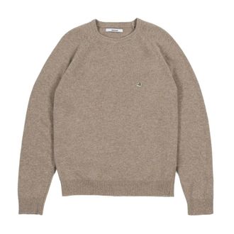 Edmmond Studios Duck Patch Sweater - - Knitwear - Herren - Beige - XL