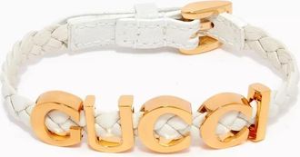 Gucci White Motif Bracelet Size S