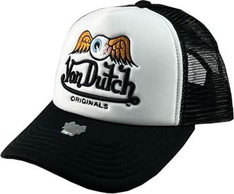 Von Dutch Casquette Trucker, blanc/noir