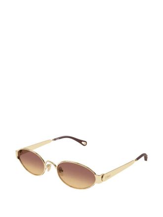 Chlo&eacute; CH0355S002 Metal Frame Sunglasses - Gold