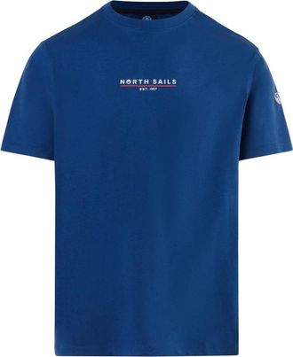 North Sails Kurz&auml;rmeliges T-Shirt - - Tops - Herren - Blau - 2XL