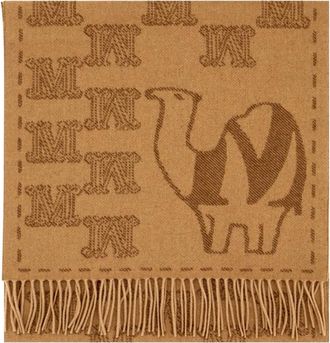 Max Mara Mxacharme &Eacute;charpe - Femme - Accessoires - Brun - Taille: ONE Size