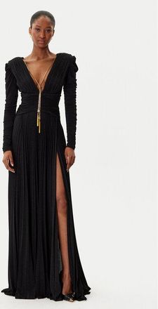 Elisabetta Franchi Abendkleid AB-R40-57E2-V850 Schwarz Regular Fit