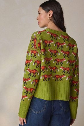 Next Rundhalspullover N. Premium Lambswool-Rundhalspullover, Kurzgr&ouml;&szlig;e (1-tlg)