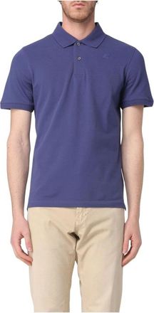 K-Way Homme, Tops, Bleu, Taille: L Polo à Manches Courtes